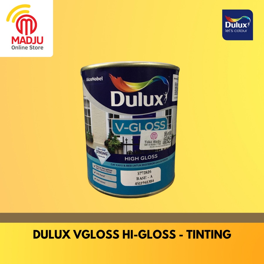 Jual Cat Kayu Dan Besi Dulux Vgloss Hi Gloss 0 8 Liter Shopee Indonesia