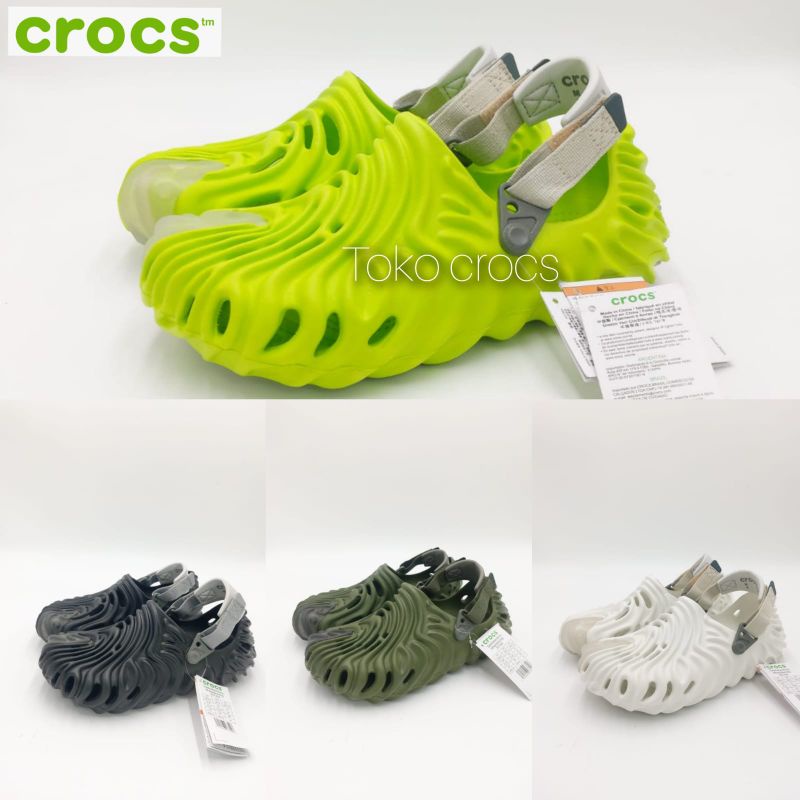 Jual Sandal crocs pria Pollex / Crocs Pollex clog unisex / Sandal pria ...