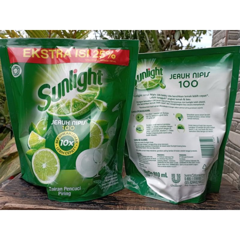 Jual sunlight sabun cuci piring 910ml | Shopee Indonesia