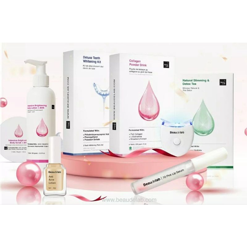 Jual BEAUDELAB beautylab slimming tea collagen drink detoxing teh diet ...