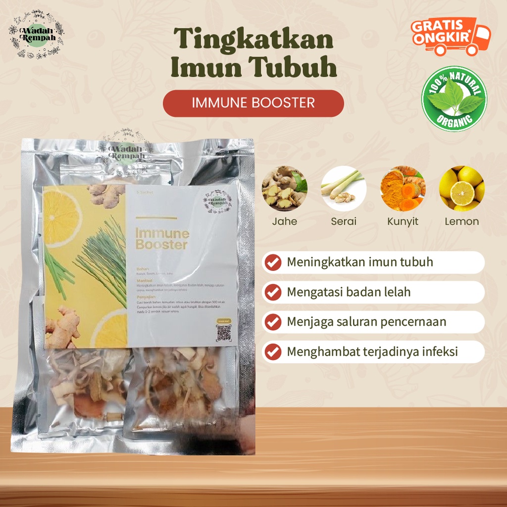Jual Paket Sehat 5 Hari Immune Booster Minuman Herbal Rempah Rempah ...