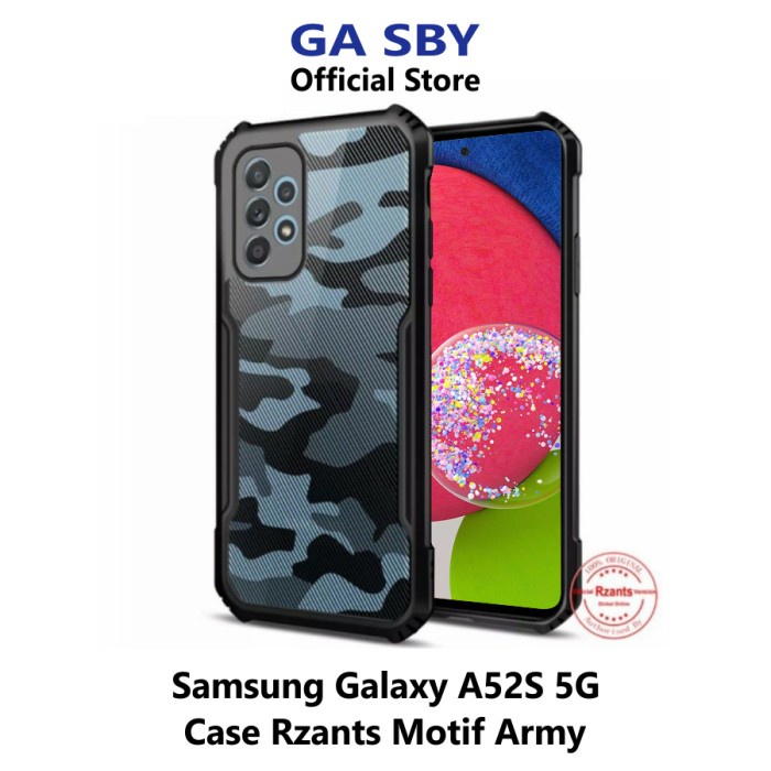 Jual Samsung Galaxy A52S 5G Case Rzants Army With Protection Armor ...