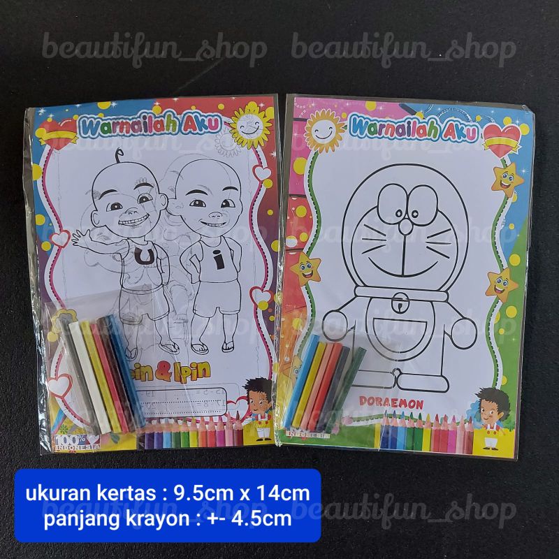 Jual Aktivitas mewarnai anak | mainan edukasi anak mewarna gambar ...