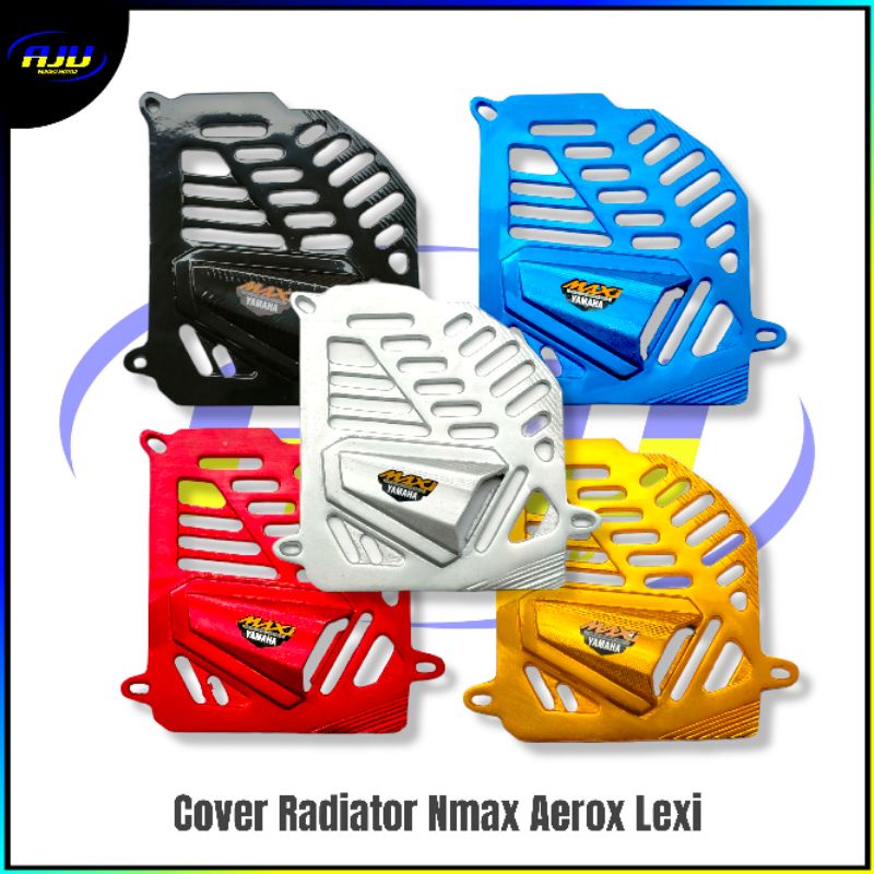 Jual Cover Radiator Aerox Nmax Lexi Tutup Radiator Alumunium CNC 5 ...