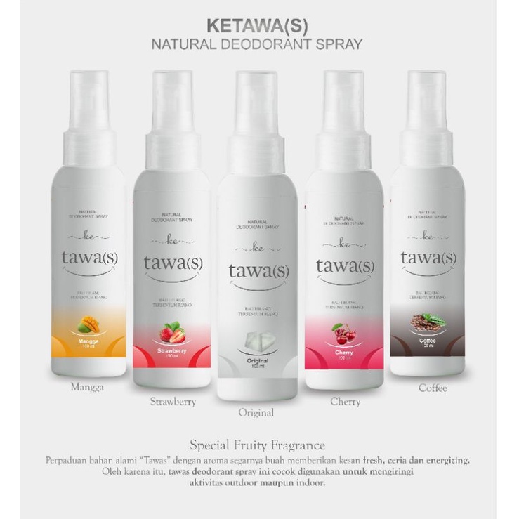 Jual KETAWA(s) || Tawas Natural Deodorant Spray || Spesial Aroma Buah ...