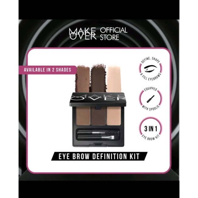 Jual MAKEOVER Eyebrown Definition Kit | Shopee Indonesia