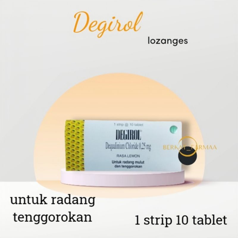 Jual DEGIROL Tablet Hisap - Sariawan - Radang Tenggorokan | Shopee ...