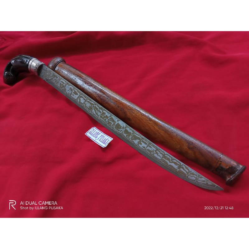 Jual kalewang Paddang Mangngaribi full Pamor lappa paria meteorid dato ...