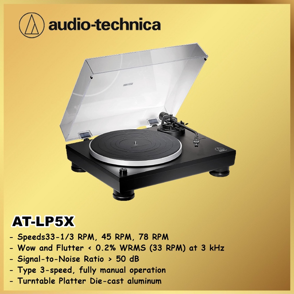 Jual Audio-Technica AT-LP5X LP5 X LP 5X Fully Manual Direct-Drive ...