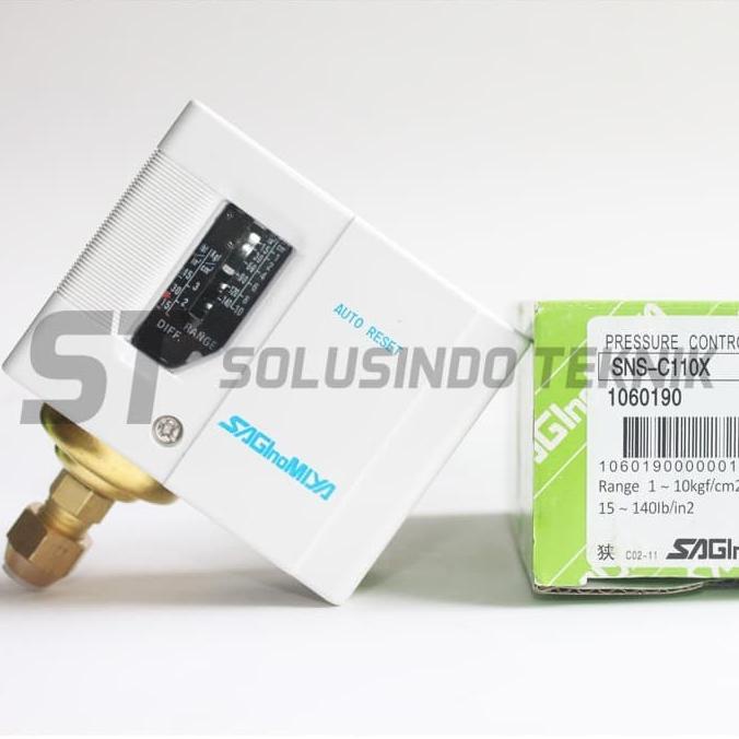 Jual Saginomiya Pressure switch / pressure control SNS-C110X | Shopee ...