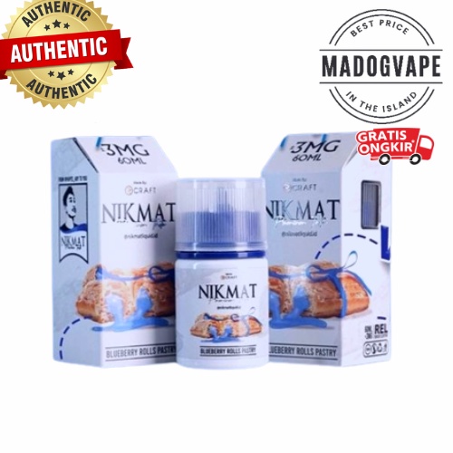 Jual Liquid Nikmat V2 | Nikmat Blueberry Rolls Pastry 60ml | Nikmat ...