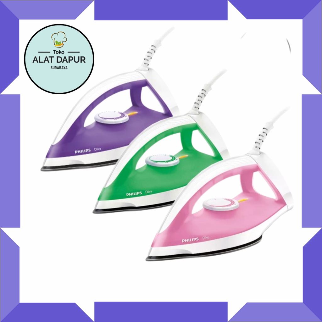 Jual setrika Philips GC122 Diva GC 122 tahan lama original | Shopee ...