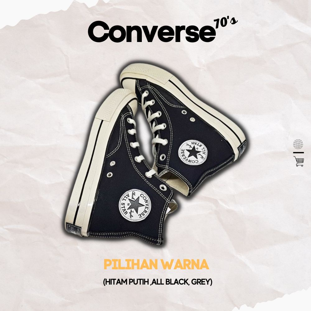 Jual Sepatu Converse 70s All Star Premium Import | Shopee Indonesia