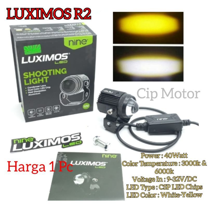 Jual Lampu Tembak D2 Laser Nine Luminos R2 Shooting Light Putih Kuning ...
