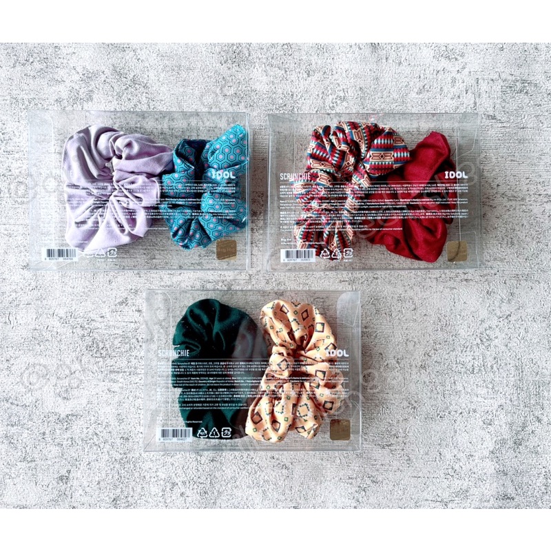Jual [CEK VARIASI] BTS OFFICIAL IDOL Scrunchies Ikat Rambut | BANGTAN ...