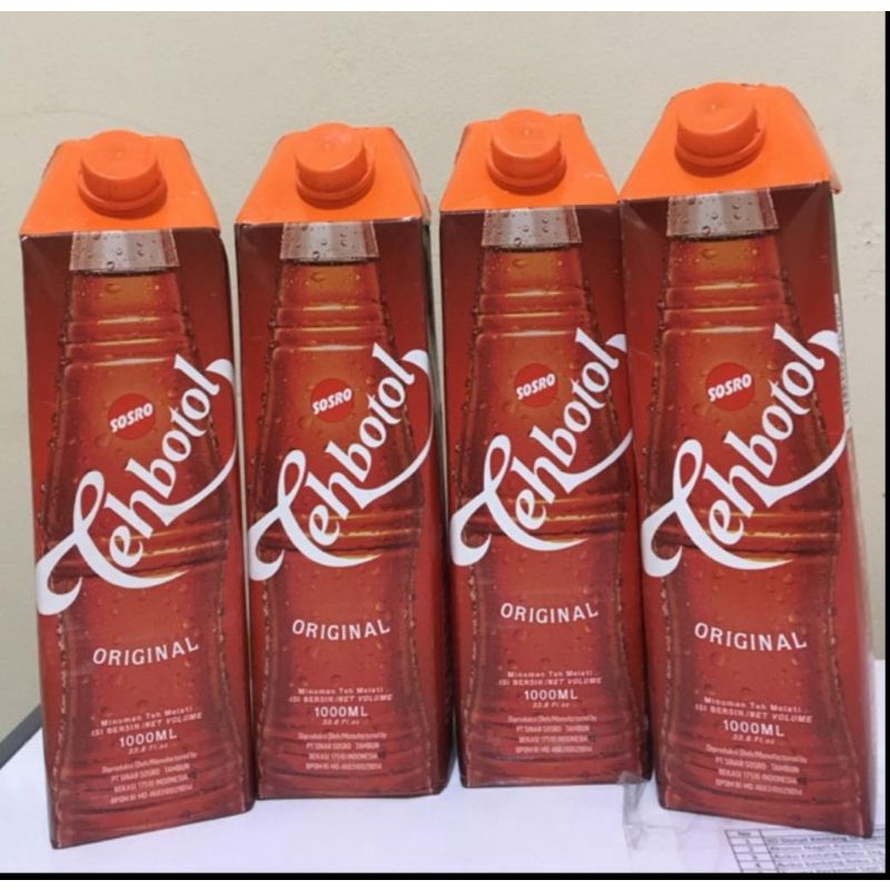 Jual Teh Botol Sosro Original 1L 1liter 1000ml 1000 ml Minuman Segar ...