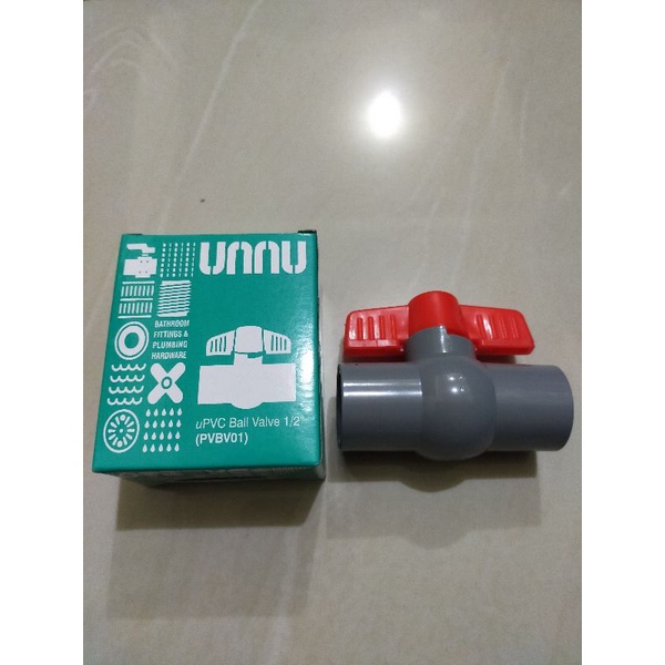Jual STOP KRAN VALVE 1/2" PIPA PVC 1/2 INCH UNNU | Shopee Indonesia
