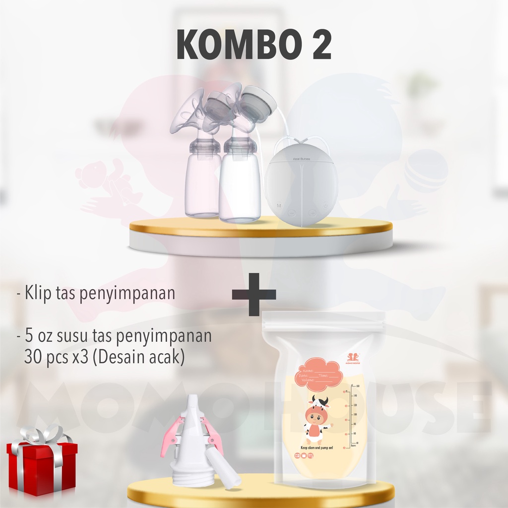 Jual MOMO HOUSE Pompa ASI Elektrik Breast Pump Electric Pompa Asi Real ...