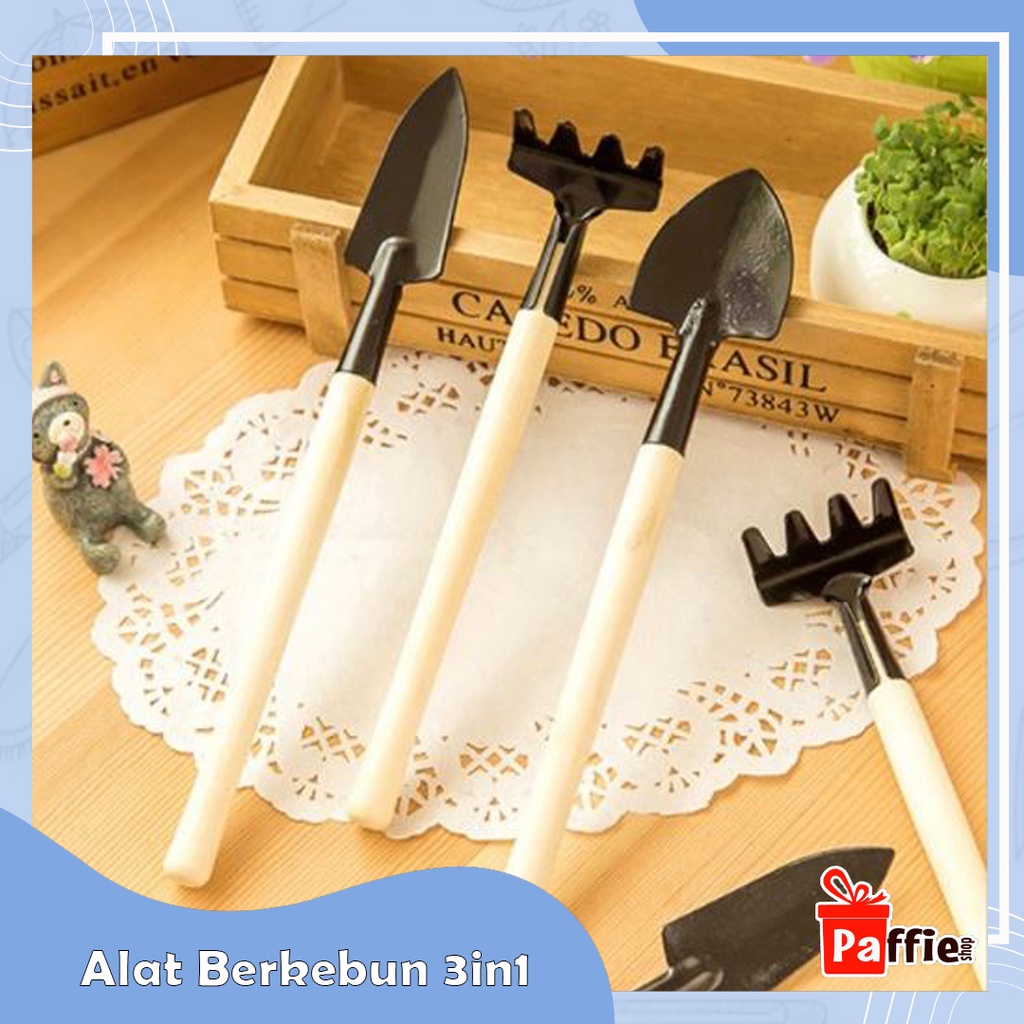 Jual Alat berkebun mini set 3 in 1 garden tools sekop taman kebun ...