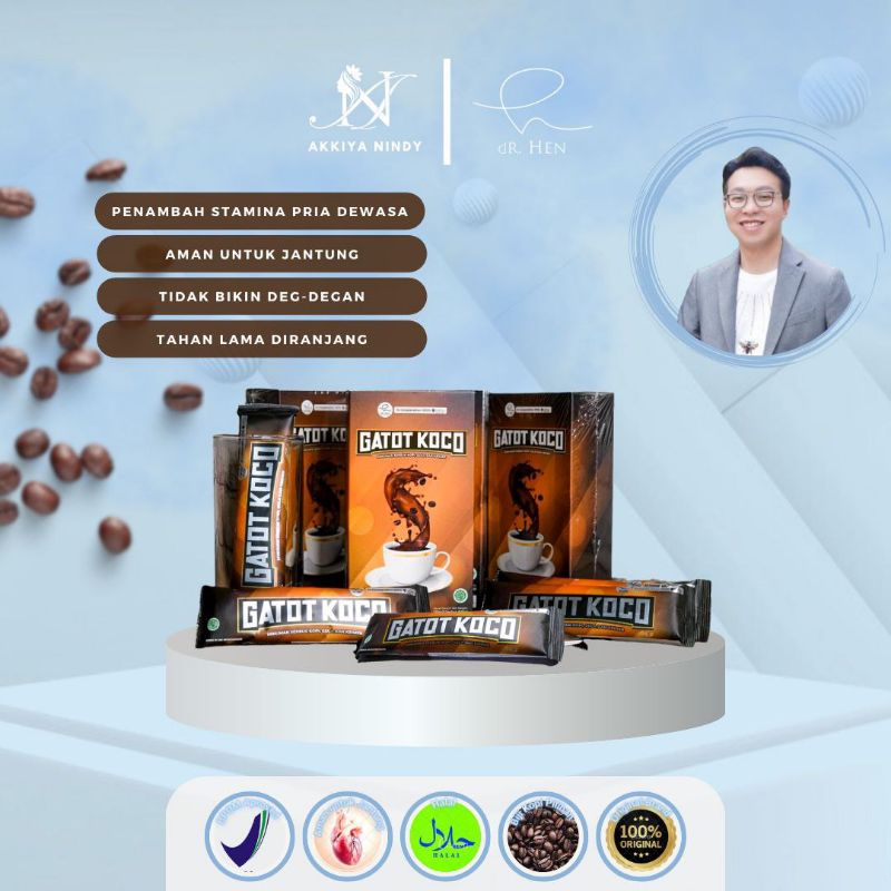 Jual GATOT KOCO KOPI BY DR. richard Lee | Skincare dr hen | dr hen | Kopi kuat obat kuat ...
