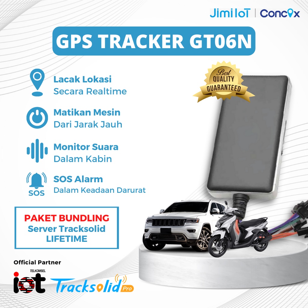 Jual Paket Concox Gps Tracker GT06N + Server Lifetime ORIGINAL BERGARANSI | Shopee Indonesia