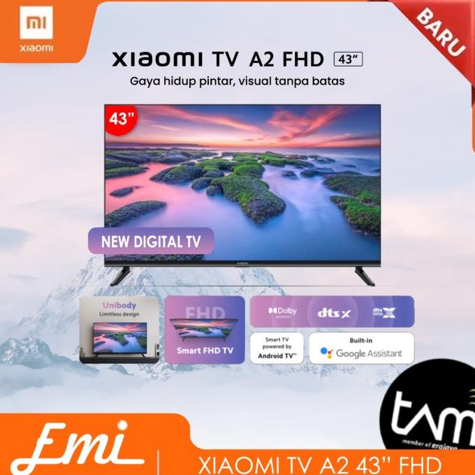 Jual Xiaomi TV A2 43" 43 Inch FHD Dolby Audio Android TV Bezeles ...