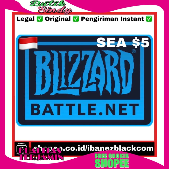 Jual Popuper / Murah / Promo / Original Blizzard Balance $5 Sea ...