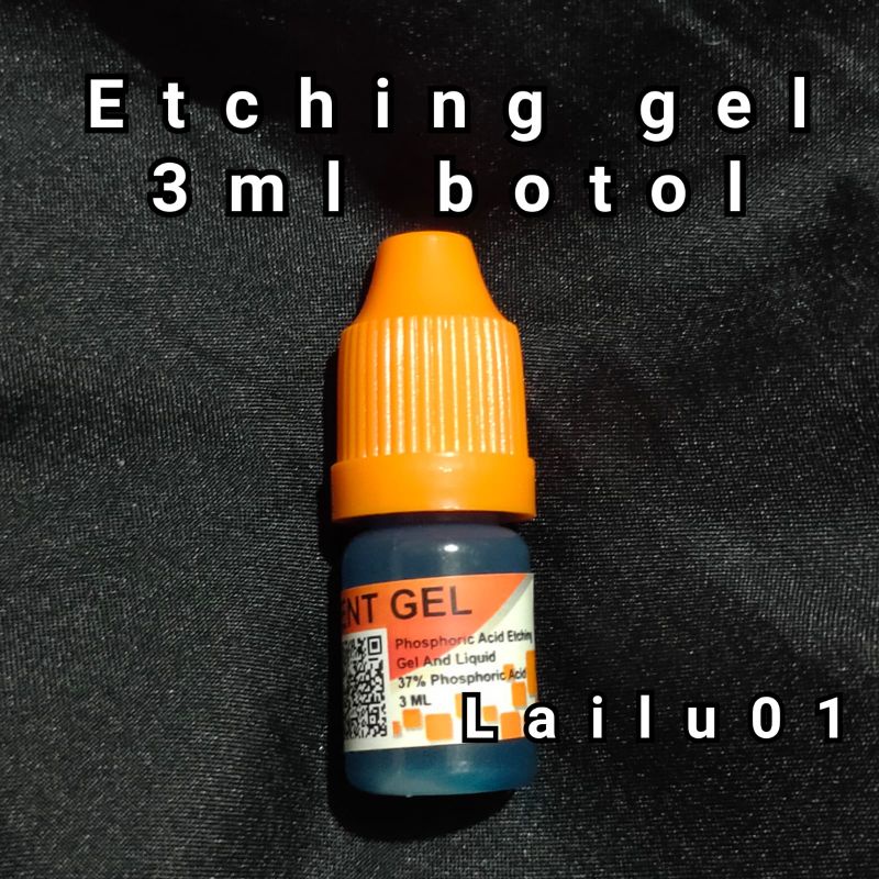 Jual etching etsa botol 3ml pembuka pori pori gigi tahap awal lem behel tambel gigi komposit dll ...