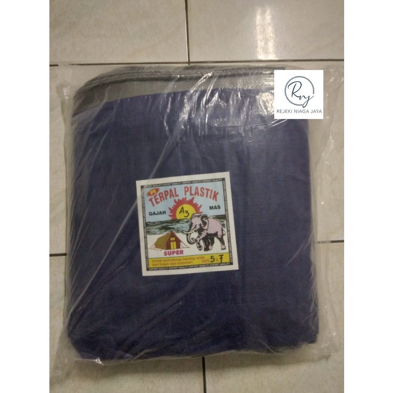 Jual Terpal Biru/Terpal Plastik/Terpal Tenda/Terpal Korea/Terpal PE Cap ...