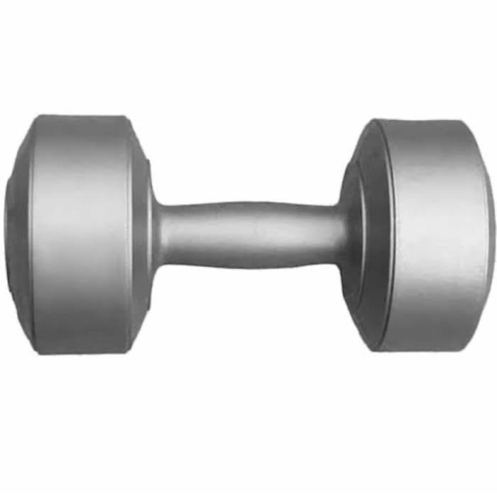 Jual POTENCE BARBEL 5KG / DUMBELL 5KG / DUMBEL PLASTIK 5 KG - SILVER ...