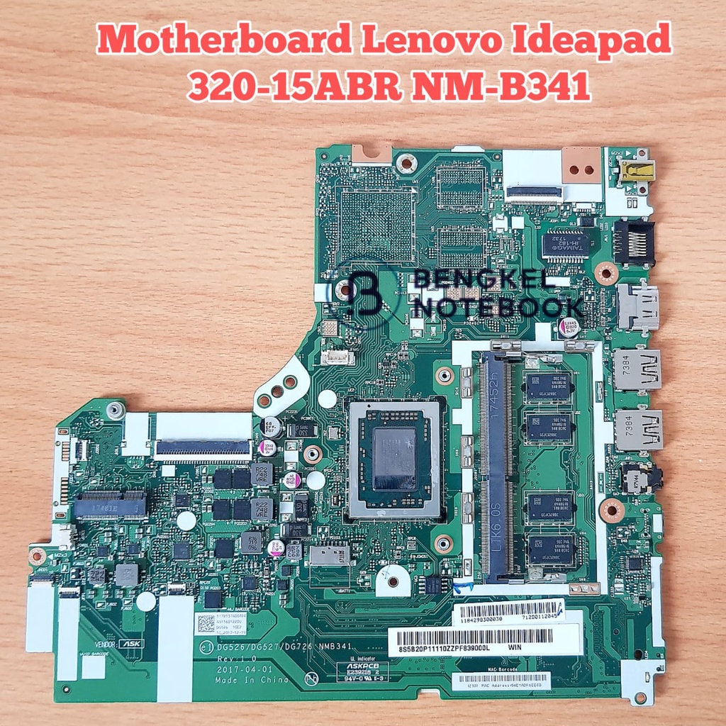 Jual Motherboard IdeaPad 320-15ABR A12-9720P DG526 527 726 NM-B341 | Shopee Indonesia