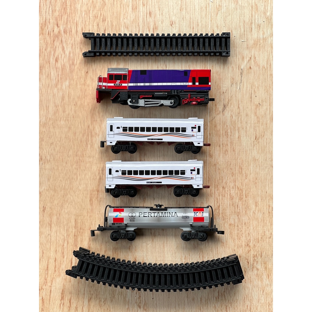 Jual Paket Mainan Kereta Api Eksekutif Lokomotif CC 201 Perumka ...