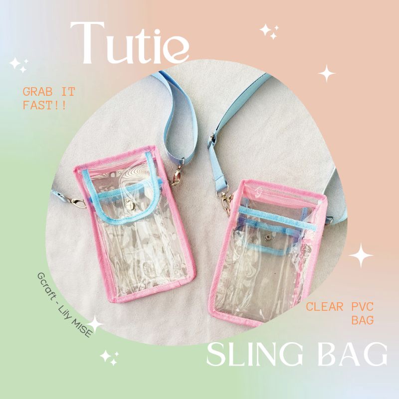 Jual Tutie sling bag - tas hape - tas hp transparan - tas hp mika - tas ...