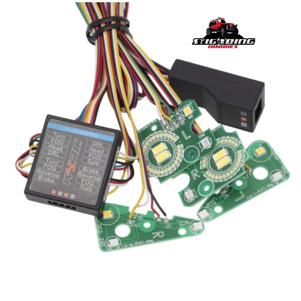 Jual MODUL LAMPU REALISTIC LAMP KYRC LAND ROVER DEFENDER RC 1/10 14 ...