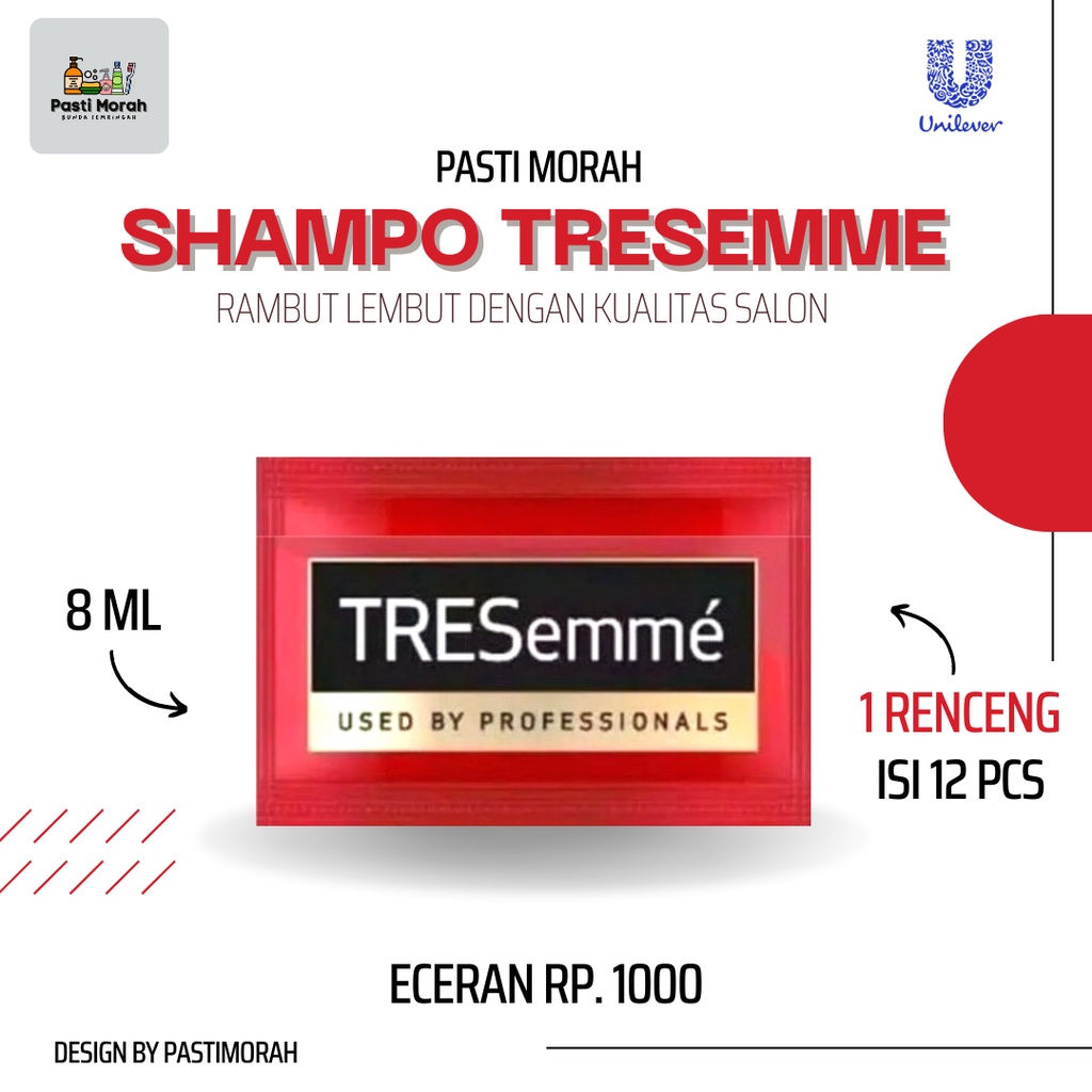 Jual Shampoo Tresemme Sachet Keratin Smooth 8 ML 1 Renceng Isi 12 Pcs ...