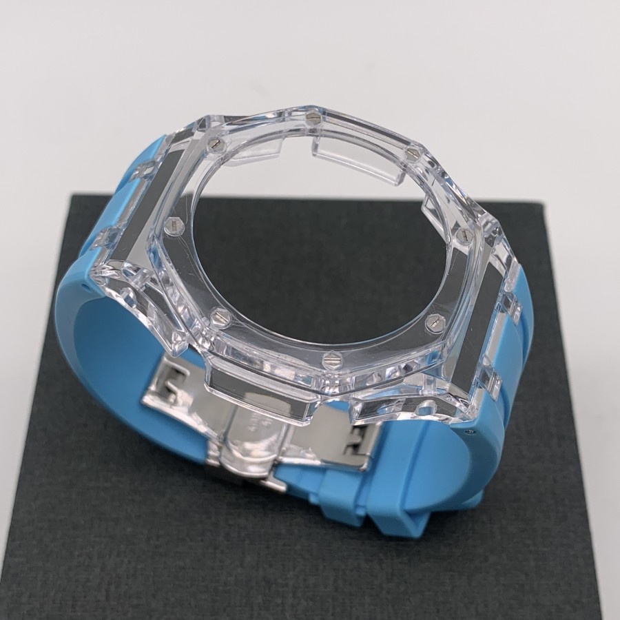 Jual CASIO G-SHOCK GA-2100/GAB-2100 CASE GEN 3RD TRANSPARANT LIGHT BLUE ...