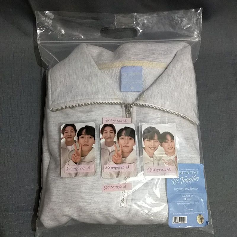 Jual BTOB BE TOGETHER SWEATER HALF ZIP UP BTOB TIME 2022 PHOTOCARD PC UNIT PHOTOCARD EUNKWANG ...