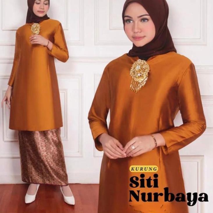 Jual stelan baju kurung dan rok songket / set baju kurung melayu ...
