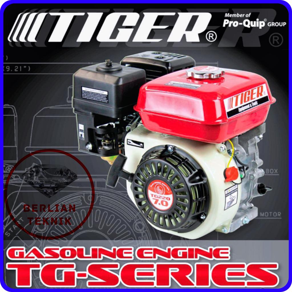 Jual Mesin Penggerak Bensin Engine Gasoline Tiger TG 160 / 5.5 HP | Shopee Indonesia