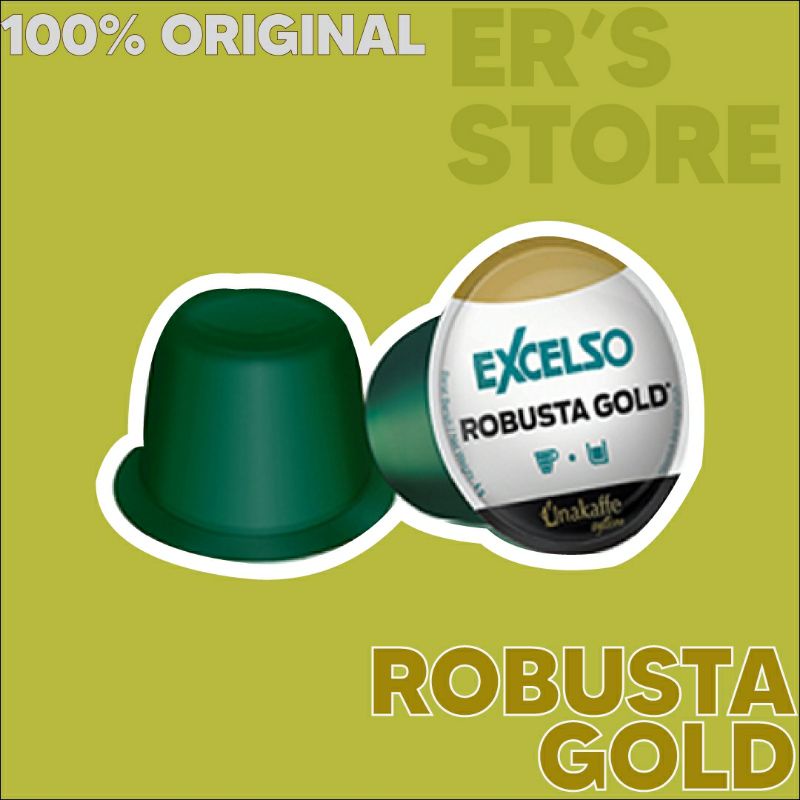 Jual KOPI EXCELSO CAPSULE UNAKAFFE ROBUSTA GOLD 1 CAPSULE (ECERAN ...