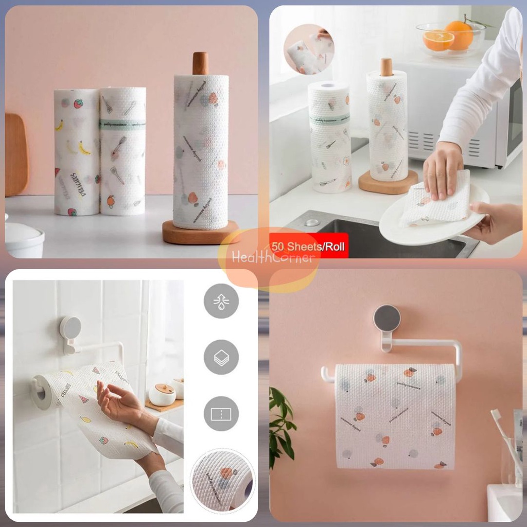 Jual Kain Lap Dapur Roll / Kain Lap Minyak Gulung / Tisu Kain Dapur ...