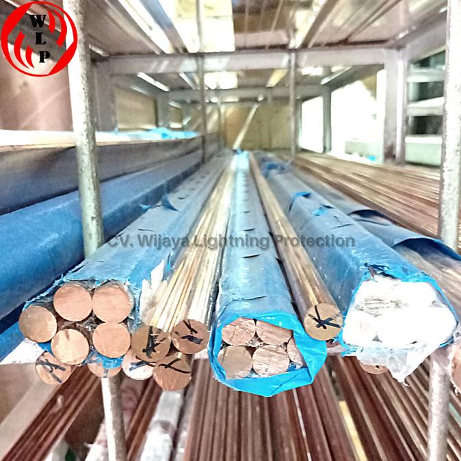 Jual Stik As Grounding Rod Full Tembaga / Copper 1 Inch 24Mm Panjang 2 ...