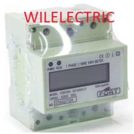 Jual KWH Meter / Energy / Energi Meter Digital LCD 1 Phase 1P 2 wire ...