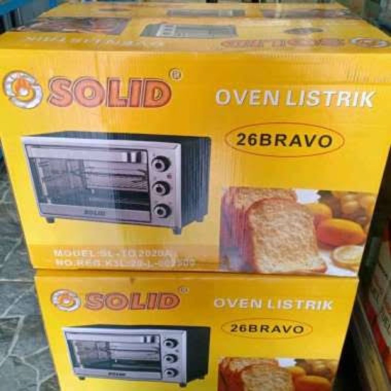 Jual SOLID Oven Listrik 26 Liter SL-TO2020A 26BRAVO | Shopee Indonesia