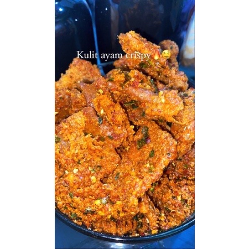 Jual Kulit Ayam Crispy Pedas Daun jeruk || Raja ngemil Agen || Cemilan ...