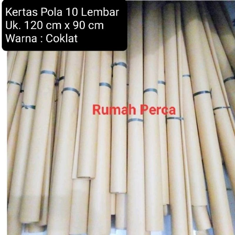 Jual KERTAS POLA PER 10 LEMBAR Uk. 120 x 90 cm / KERTAS MEMBUAT POLA | Shopee Indonesia