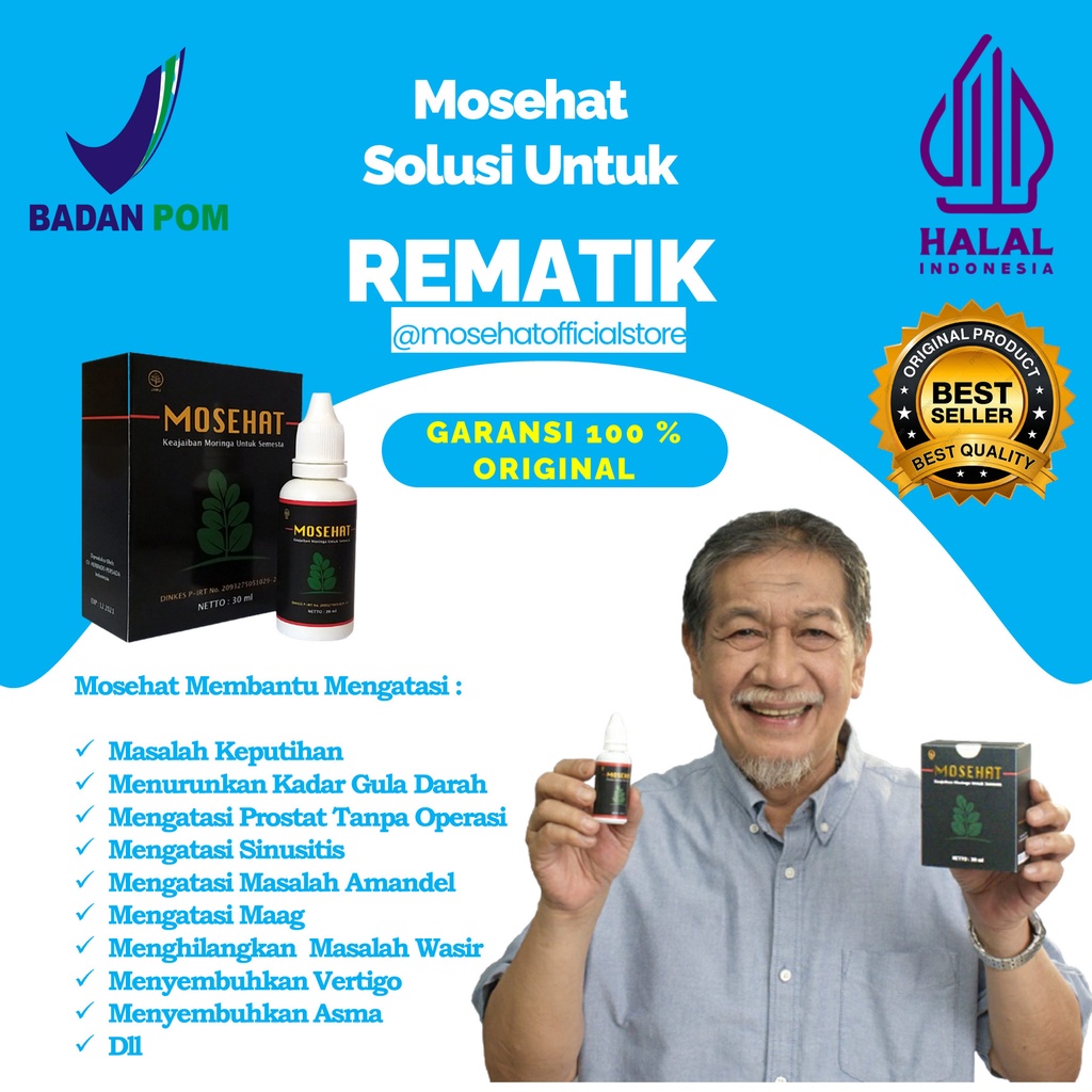 Jual Mosehat Obat Rematik Asam Urat Sendi Tulang Herbal Ampuh Original ...
