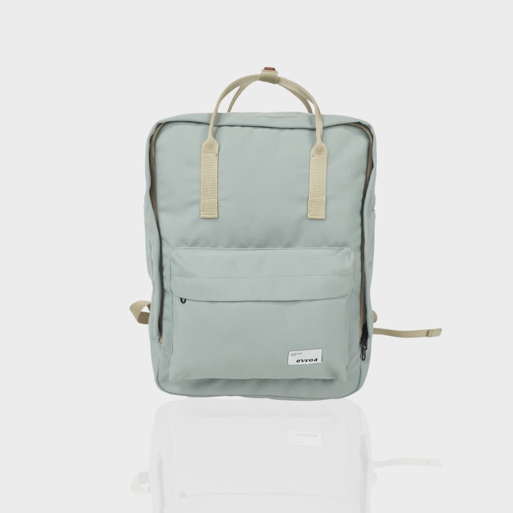 Jual Evroa Jonas Backpack - Light Grey | Shopee Indonesia