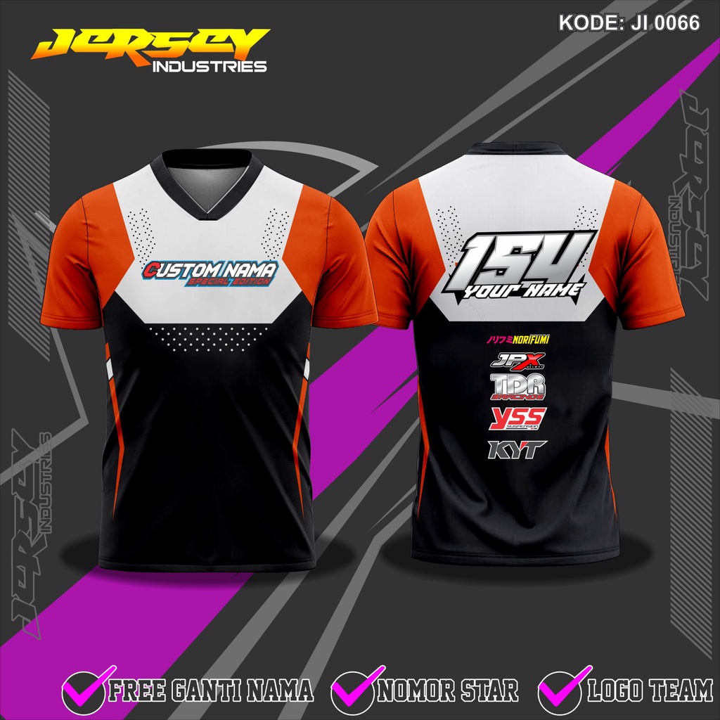 Jual Kaos Jersey Team Balap Desain Simple, Baju Jersey Racing Balap ...