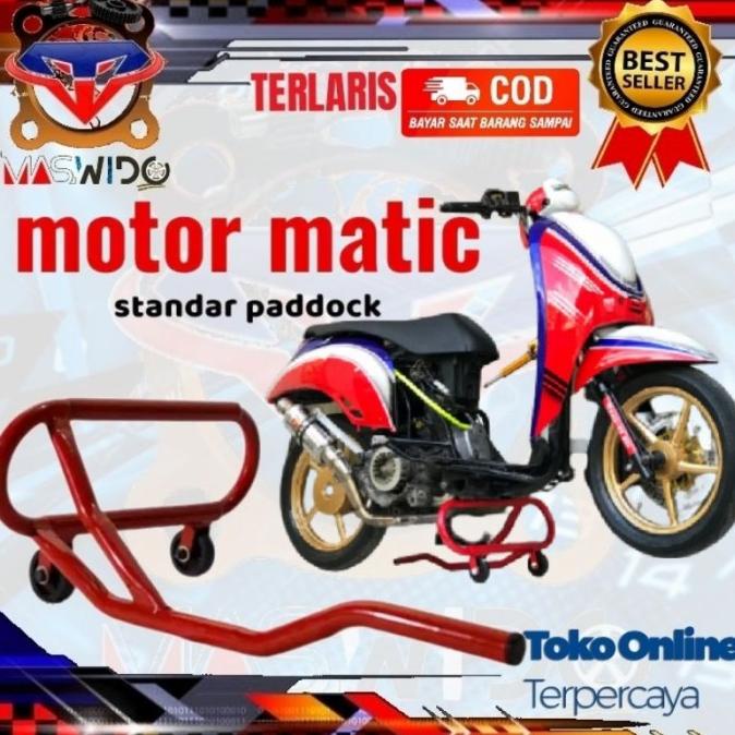 Jual Standar Paddock Matic /Standar Tengah Paddock Motor | Shopee Indonesia